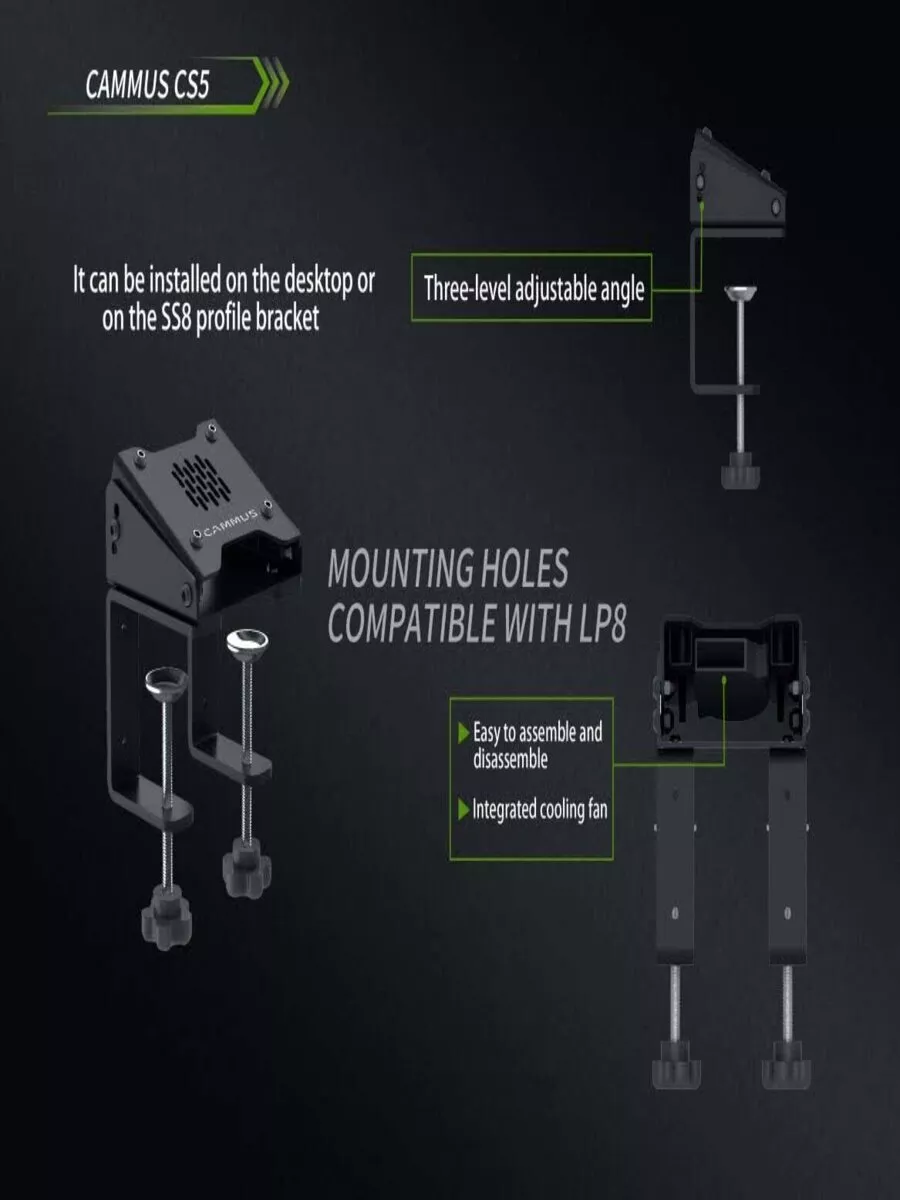 Руль C5 (+ 2 крепления для стола) Cammus купить в интернет-магазине ...