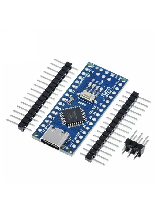 Контроллер NANO совмест. с CH340 не спаяный Type-C Arduino